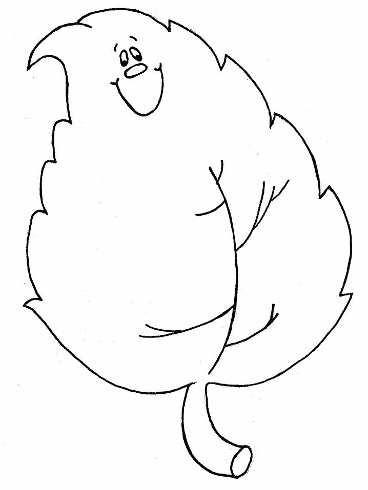 Jocuri pentru copii mari şi mici: Planşe de colorat frunze