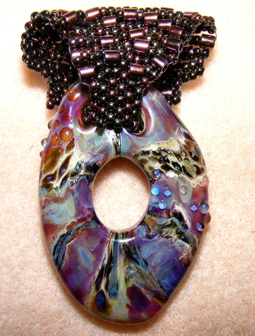 Sweet Freedom Designs: Follow-up, Beadwoven Bail