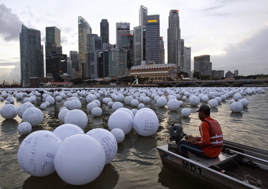 All things happy ☼ ☁: Marina Bay Singapore Countdown: prelude