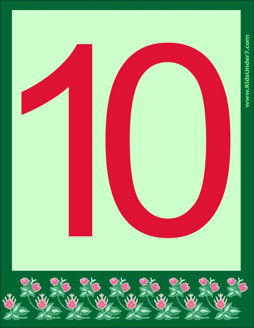 Green Number 10