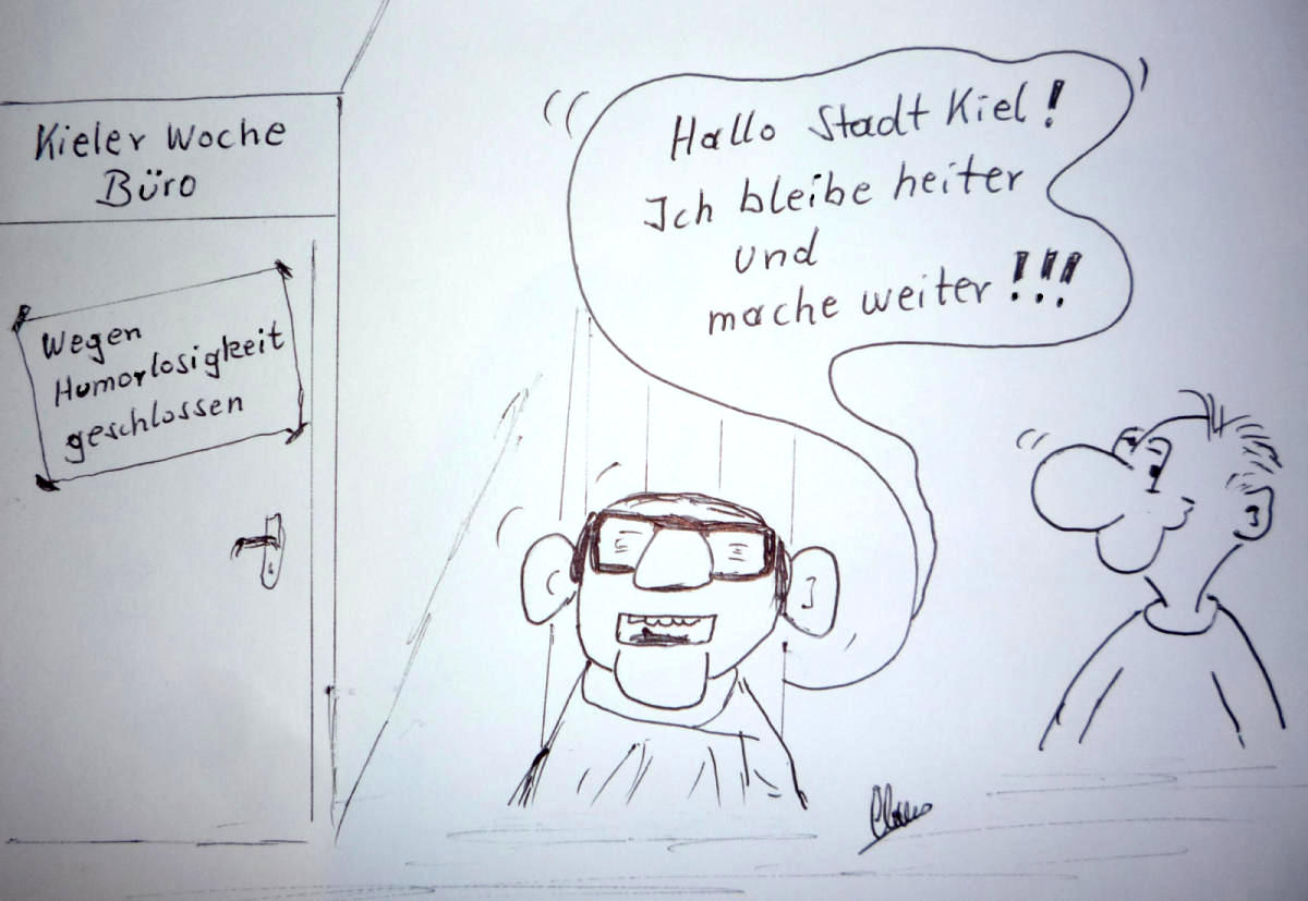 PBC - CARTOONS AND MORE: Kieler Woche Büro Humorlos