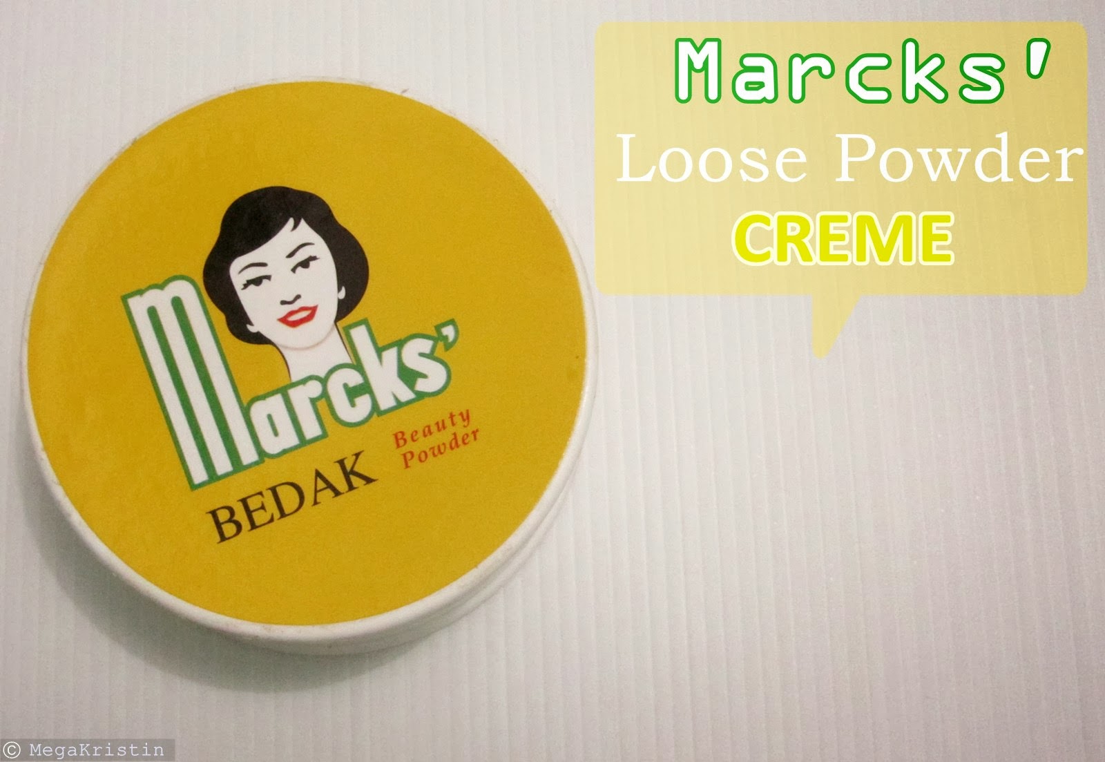 Review & Swatches : Marcks Loose Powder – Creme | Mega Kristin