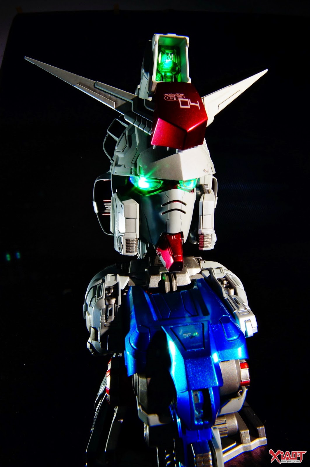 GUNDAM GUY: 1/20 RX78 GP-04 Gundam 'Gerbera' Head Display - Painted Build