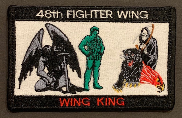 THE USAF RESCUE COLLECTION: USAF 48th Fighter Wing / Wing King Patch