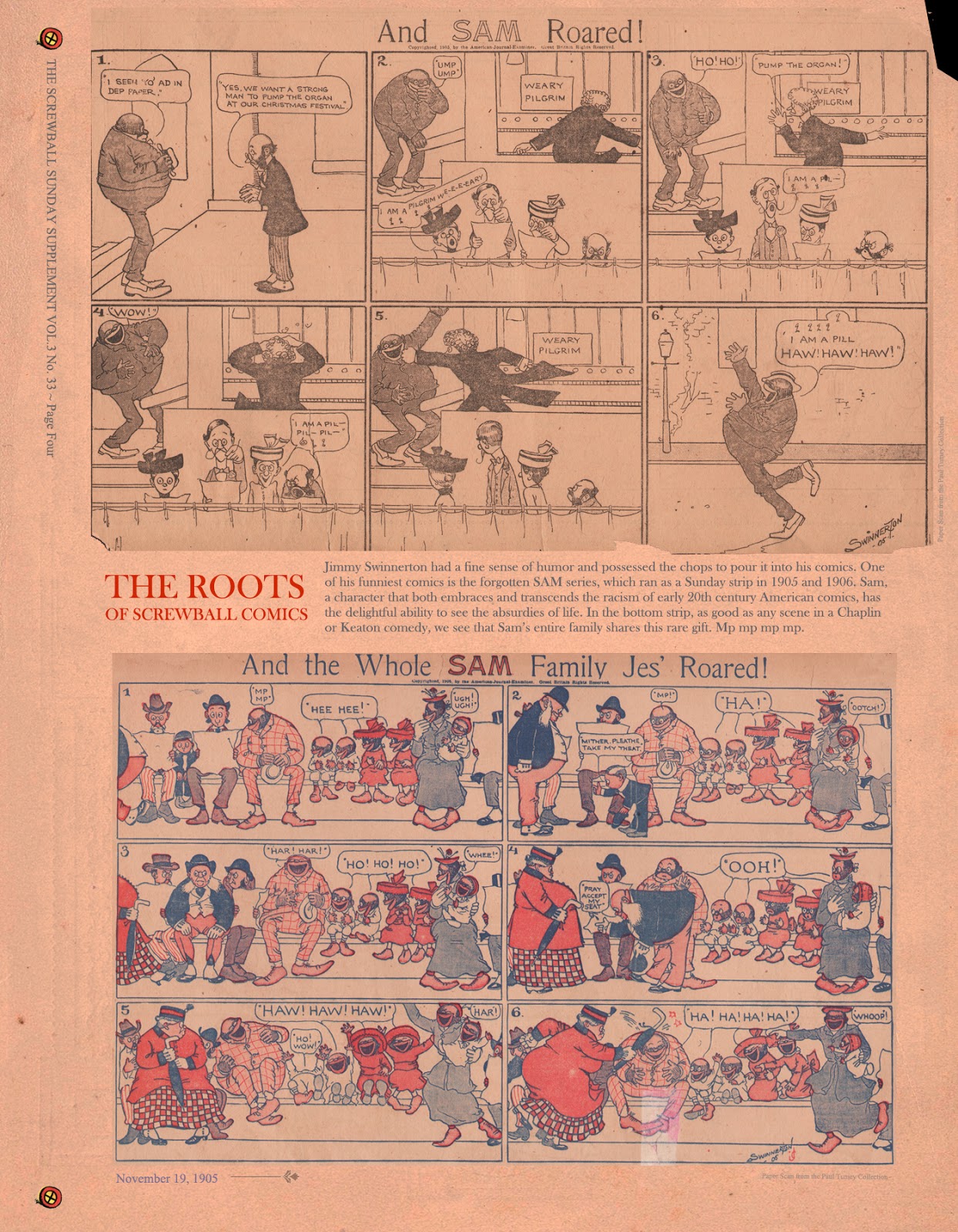 Screwball Comics: Screwball Sunday Supplement Vol. 3 No. 33 - The ...