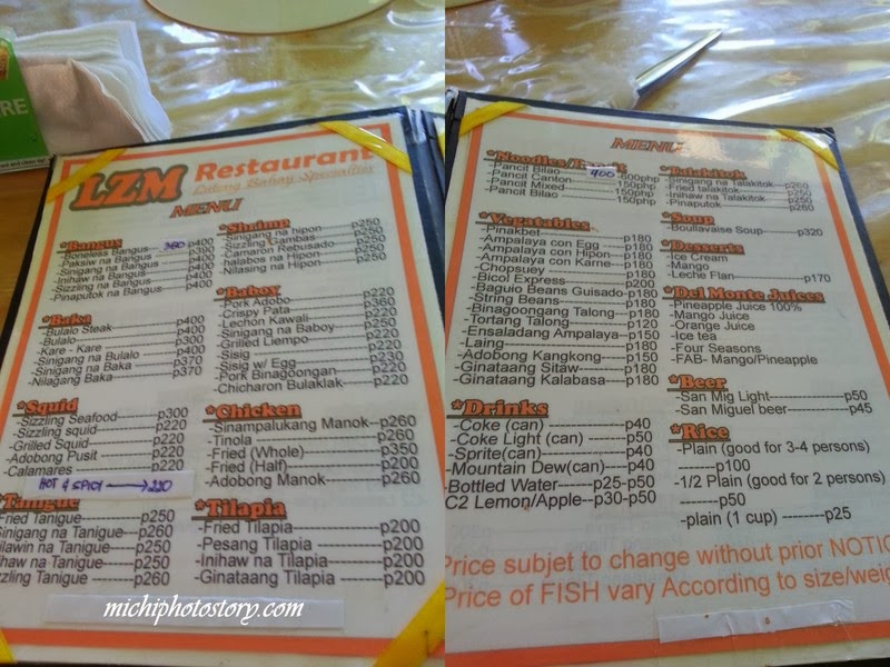 Michi Photostory: Lunch at LZM Restaurant