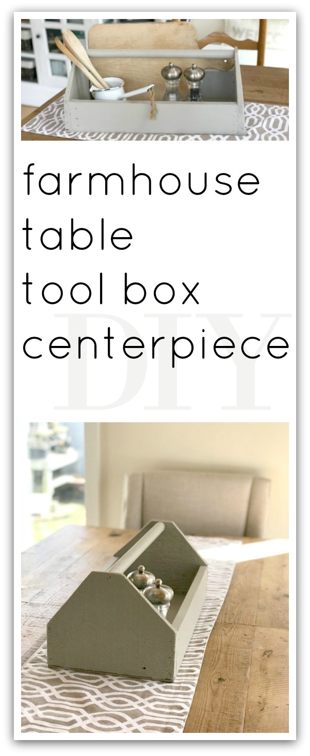 DIY Rustic Toolbox Table Centerpiece
