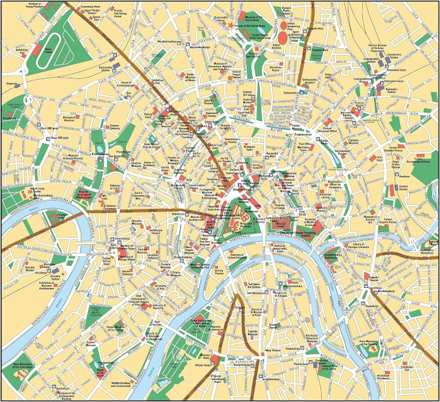Mapas y planos de Moscú - Conmimochilacuestas