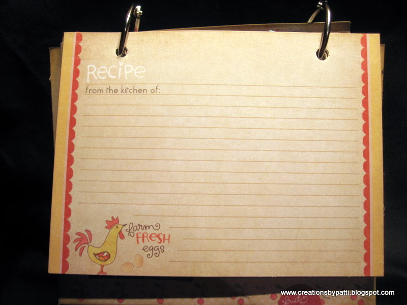 Creations by Patti: Melissa Frances Kitschy Recipe Album