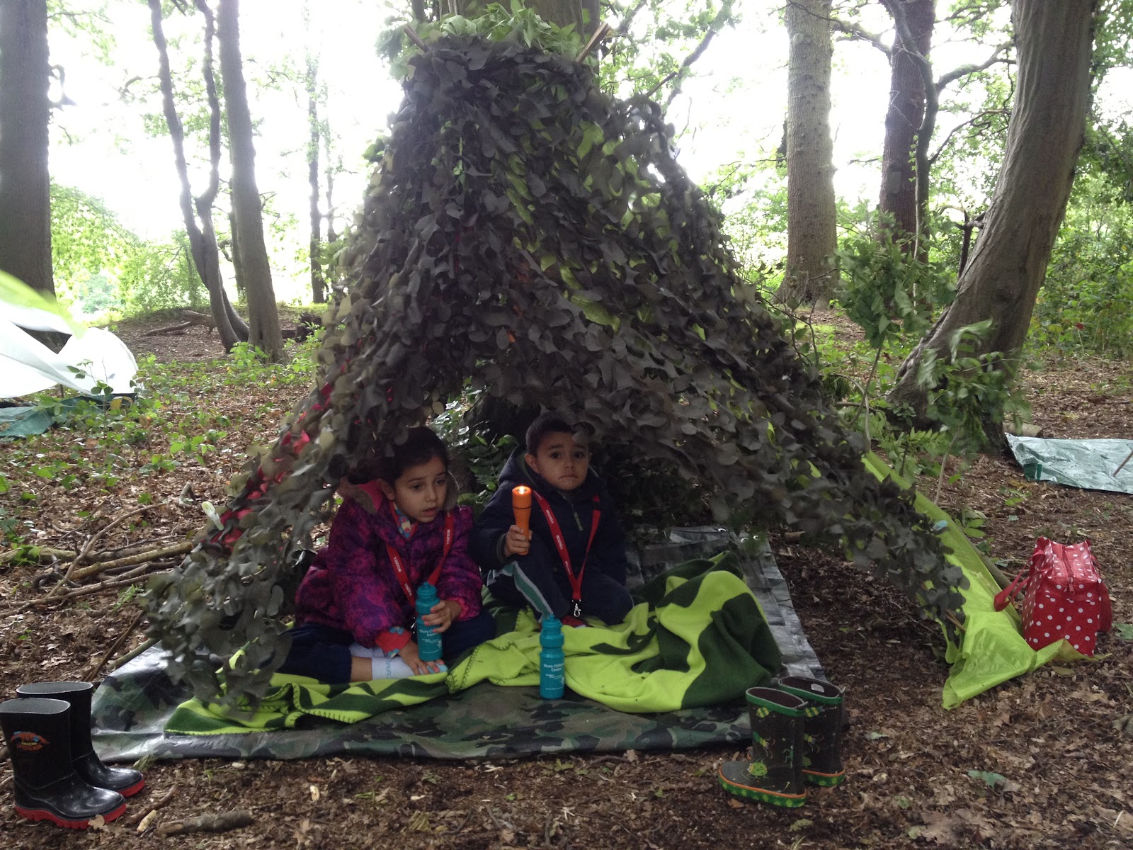 Kids and the Kitchen: Den building day