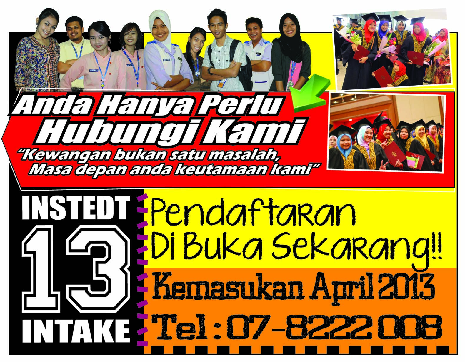 INSTEDT: Pendaftaran Pelajar Baru DiBuka Sekarang!