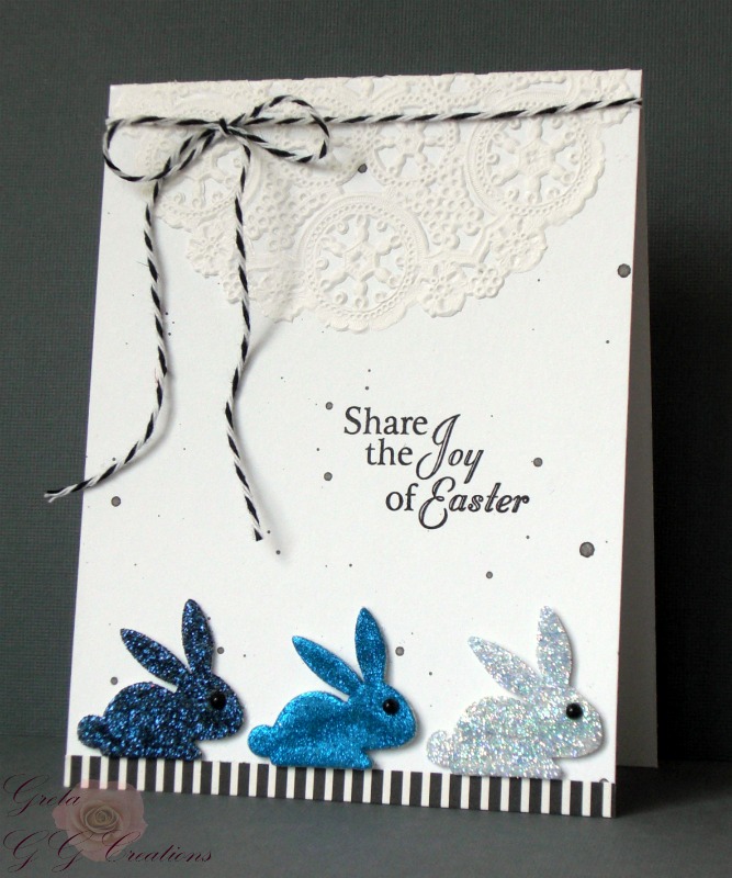 GG Creations: Blue Bunny Easter