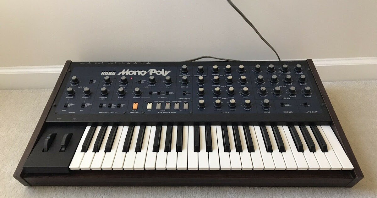 MATRIXSYNTH: Korg Mono/Poly Synthesizer SN 470540