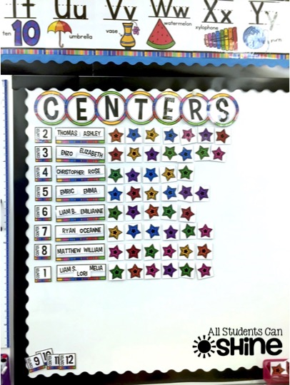 My Center Rotation Routine - All Students Can Shine