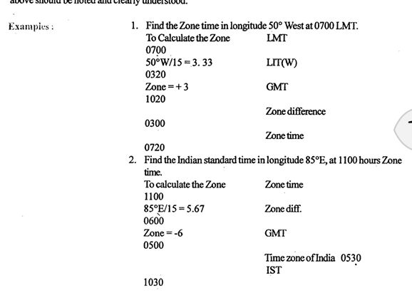 1200 HRS NOON POSITION