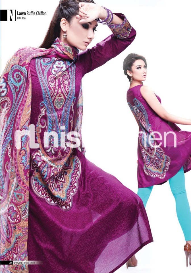 Nishat Linen Summer Collection 2013 | Nishat Linen Diffusion Collection ...