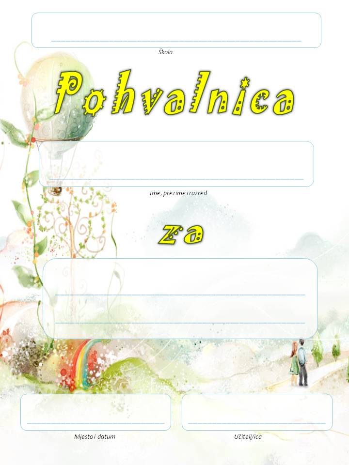 Zlatna djeca: Pohvalnice na kraju nastavne godine