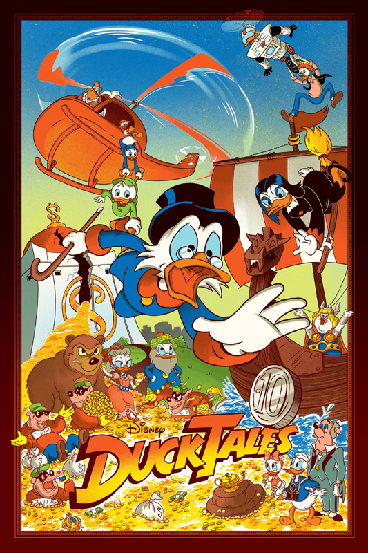 CLÍMAX: Confira os Posters de Ducktales: Remastered