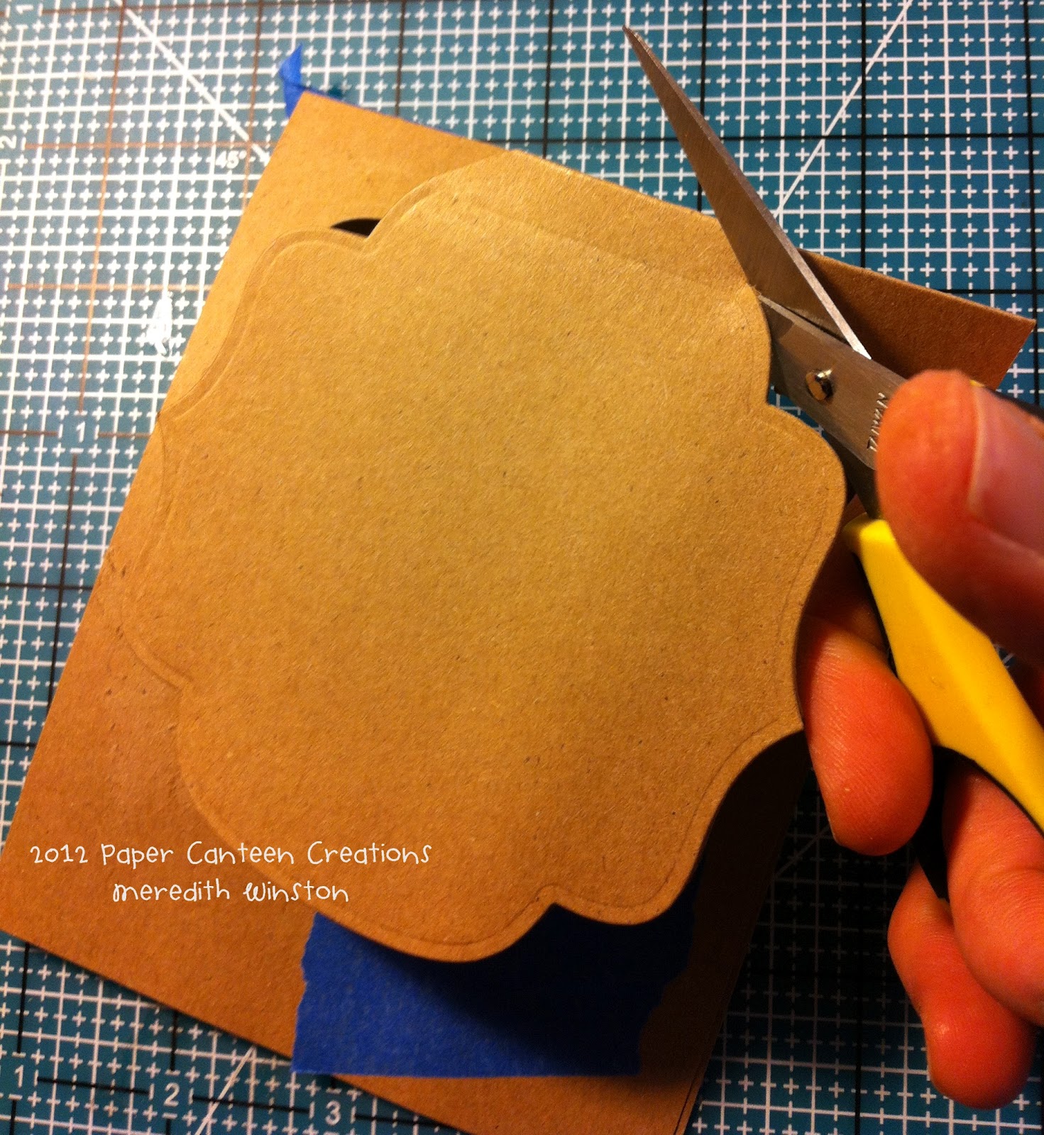 Paper Canteen Creations: Bombshell Tutorial - Crafty Creative Card Shapes