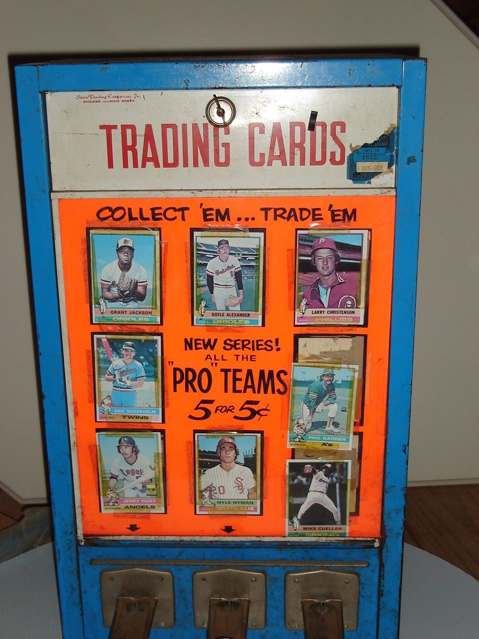 The Lost Collector: Card vending machines