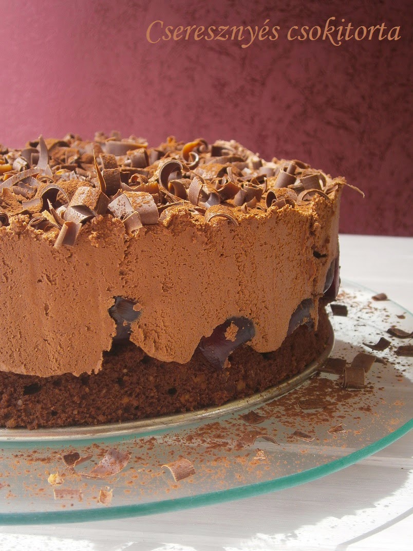 Hankka: Cseresznyés csokitorta
