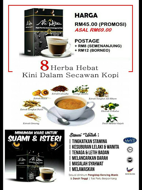 Kopi Ali Hitam - Top Malaysian's Coffee Lover
