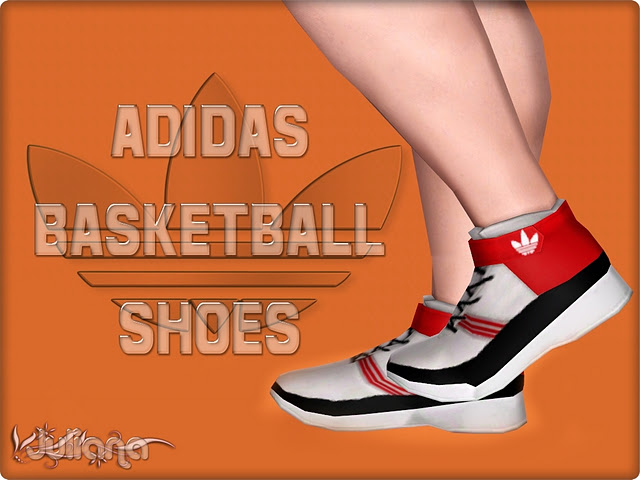 My Sims 3 Blog: Adidas Basketball Shoes by for Adult Males by Juliana