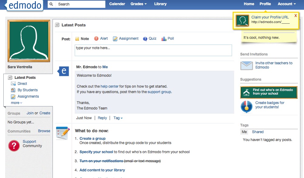 Teachers & Technology: Edmodo