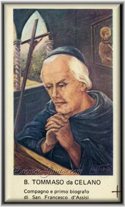Vidas Santas: Beato Tomás de Celano, Compañero y biógrafo de San ...