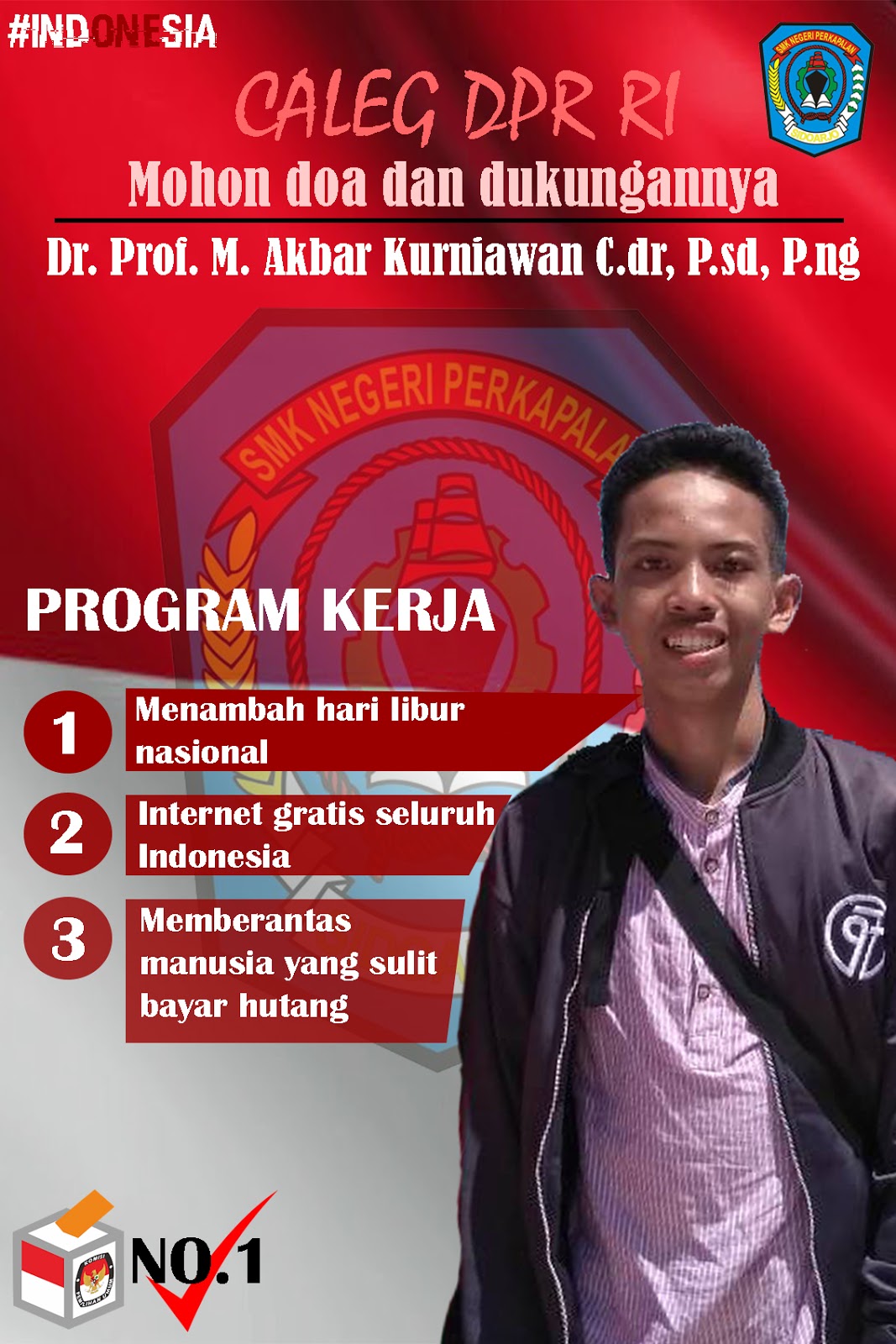 TEKNIK KOMPUTER DAN JARINGAN: Cara Membuat Poster Caleg di Photo Shop CS6