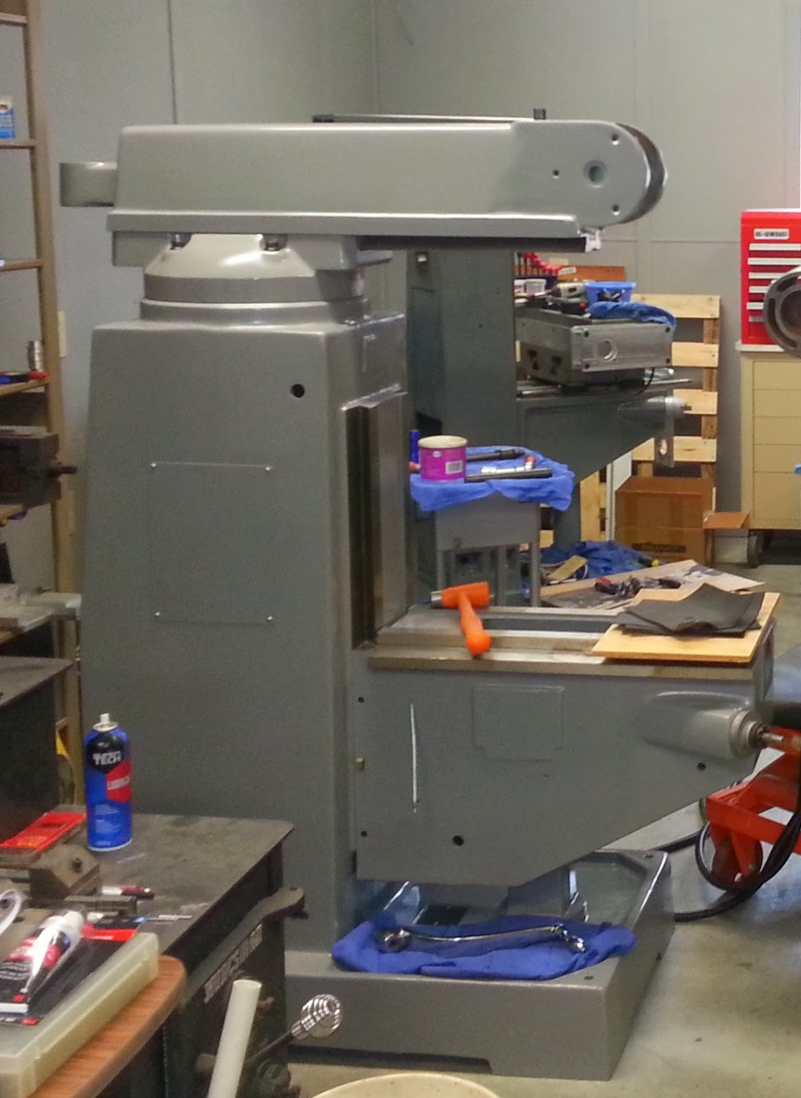 10"x50" Vertical Milling Machine Restoration Part: 2 Cleaning and ...