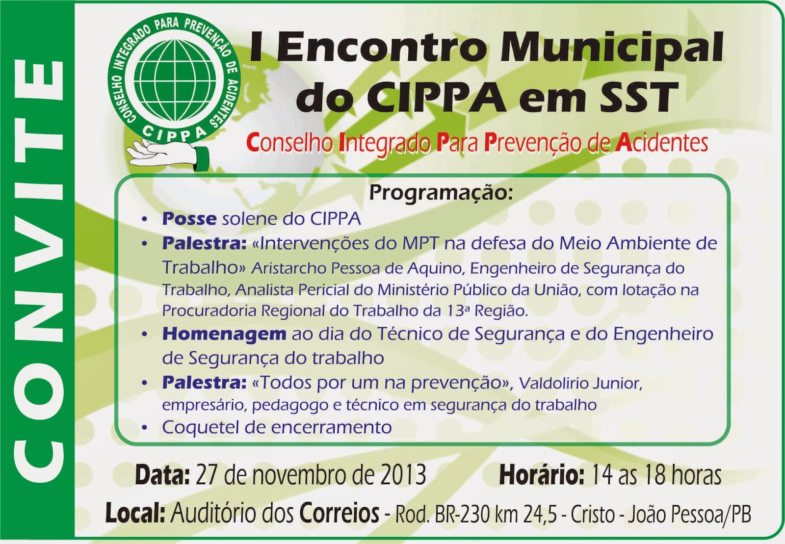 Blog Laercio Silva: I Encontro do CIPPA e Posse da diretoria