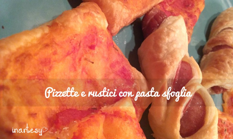Pizzette e Rustici salati con pasta sfoglia - inartesy