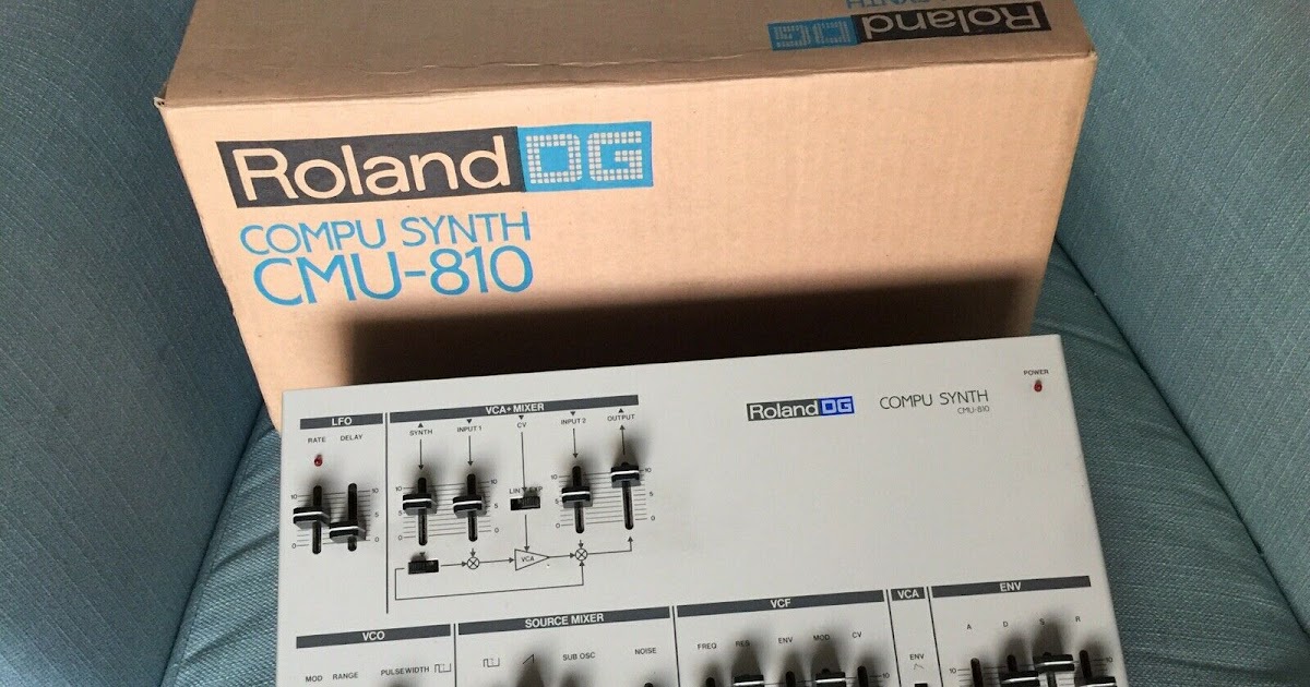 MATRIXSYNTH: ROLAND CMU-810 COMPU SYNTH SN 380796 w/ Original Box