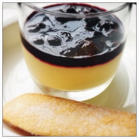 The Game Bird Food Chronicles: Lemon Posset & Blueberry Compote with ...