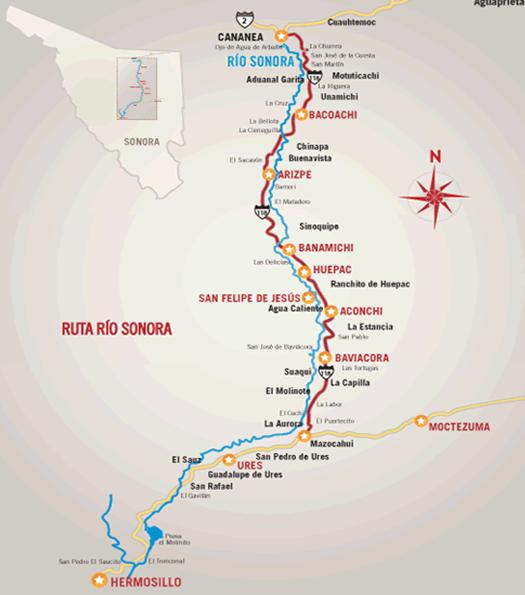 RUTA RIO SONORA: marzo 2013
