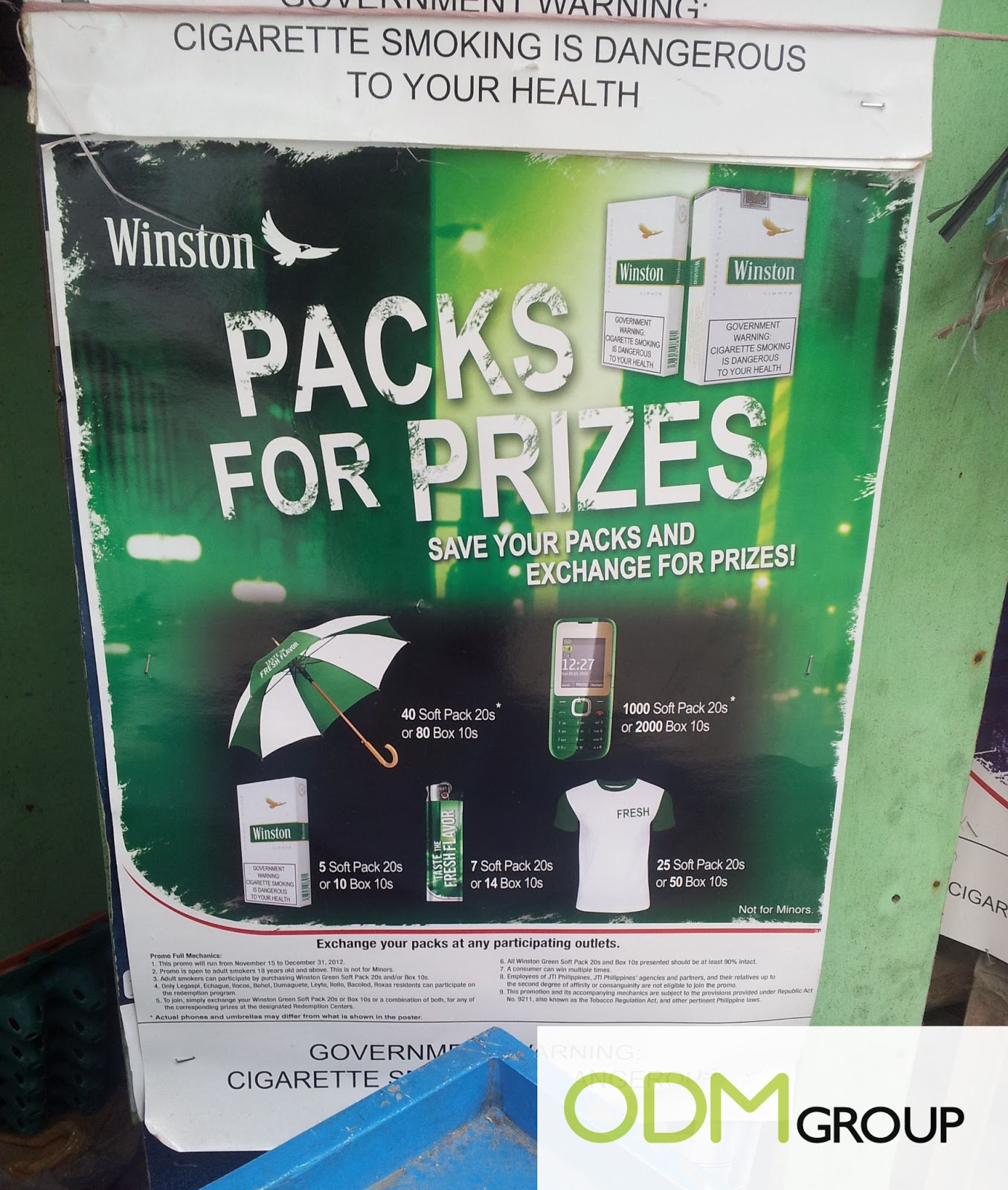 Marketing Gifts: Giveaways by Winston Cigarette