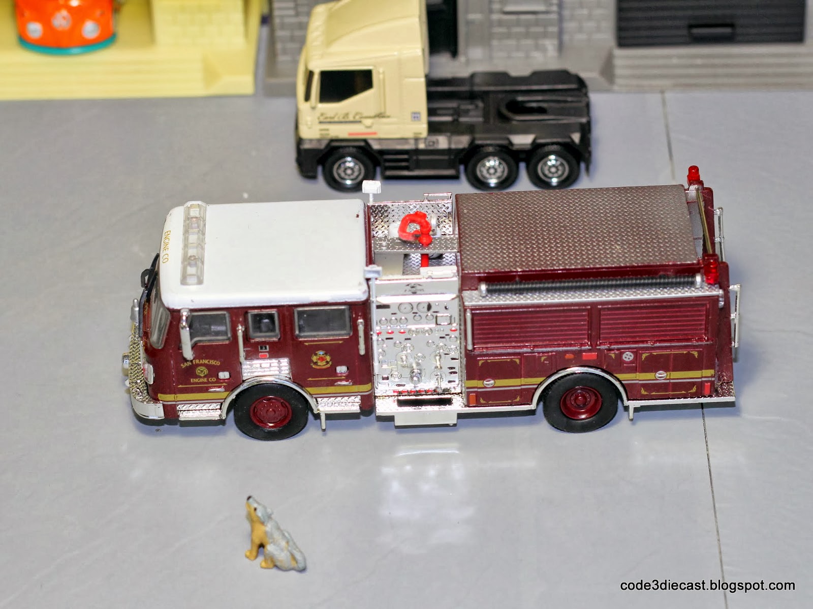 My Code 3 Diecast Fire Truck Collection