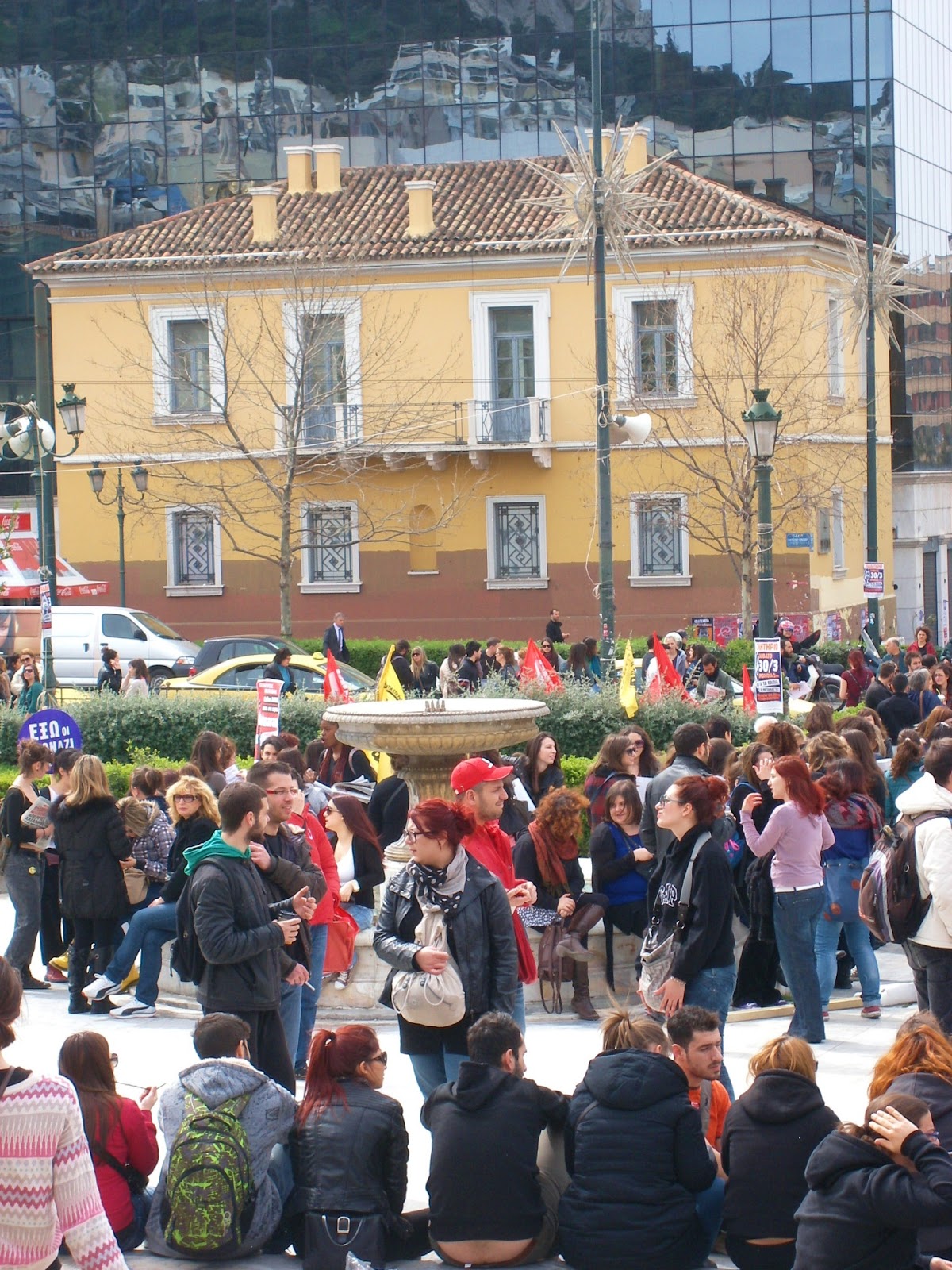 The Athenian: Students protest against the "Athena" project