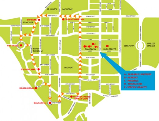 Bonifacio global city map taguig philippines - polewmoving