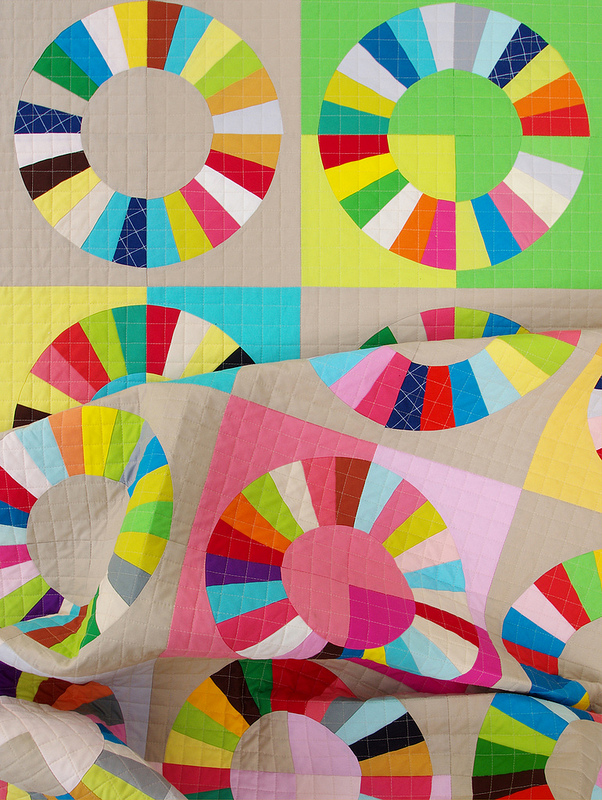 Red Pepper Quilts: Kona Color Wheel Quilt - A Finished Quilt