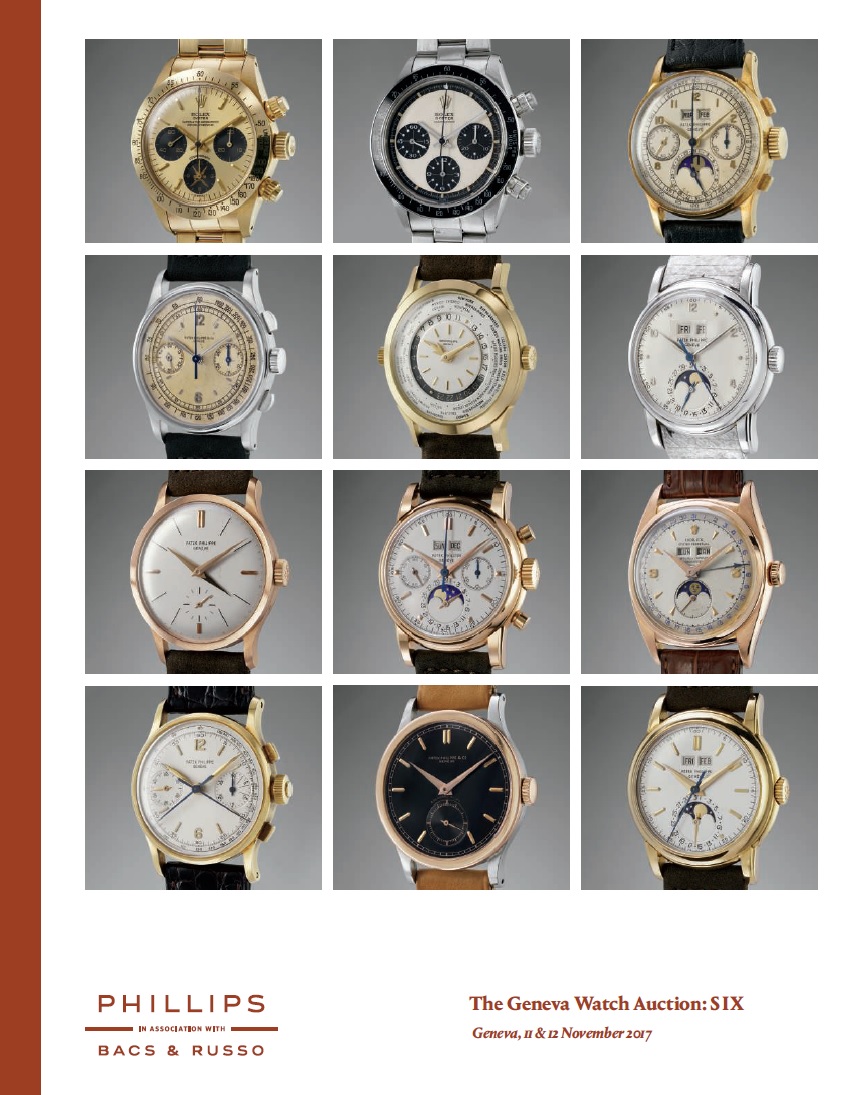 TudoRolex Story: 필립스 시계 경매 카탈로그 Phillips Watch Auction Catalogs PDF