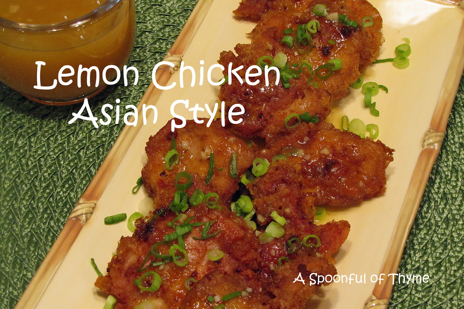 Lemon Chicken Asian Style