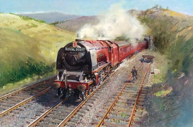 Art Contrarian: Terence Cuneo's Railroad Paintings