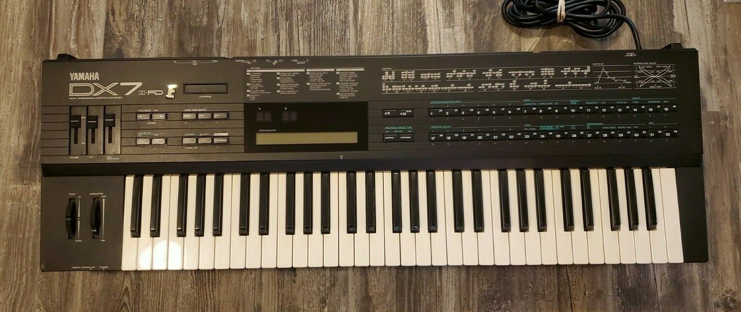 MATRIXSYNTH: Yamaha DX7IIFD 61-Key 16-Voice Digital FM Synthesizer Classic