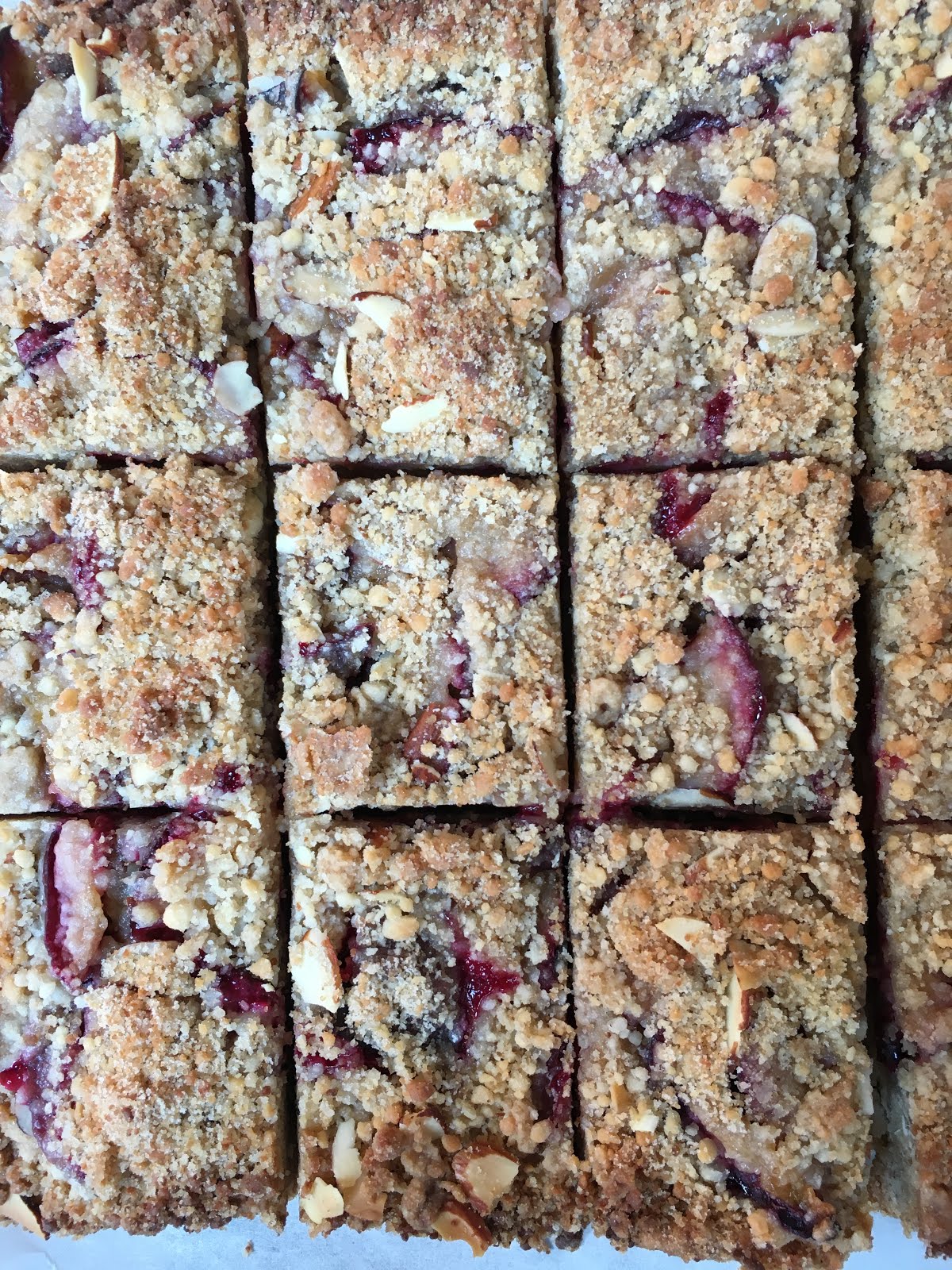 The Cook's Tour: Food.Baking.Travel.: Plum Squares with Marzipan Crumble