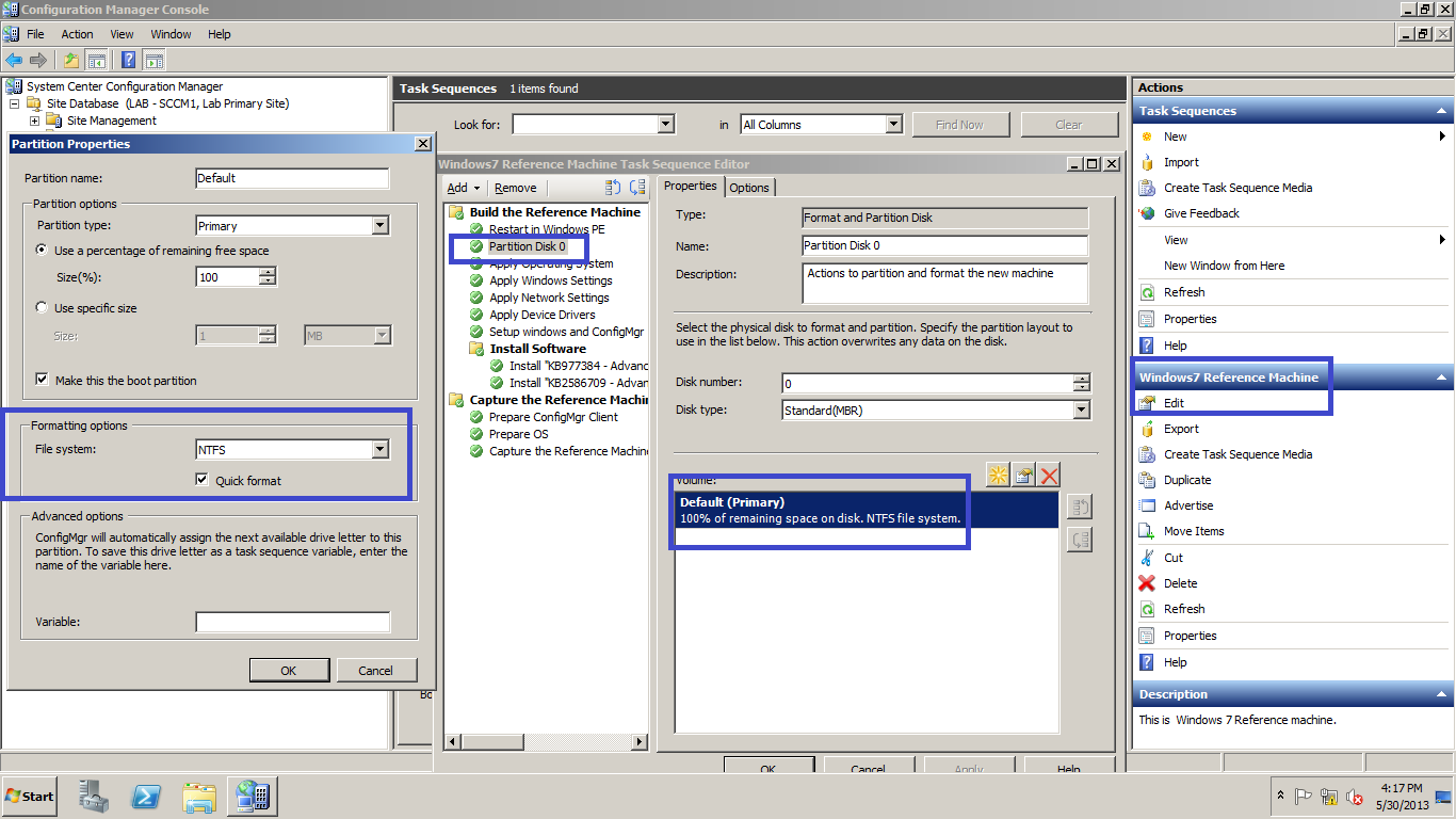 Create A Task Sequence To Build And Capture Windows 7 Reference Machine