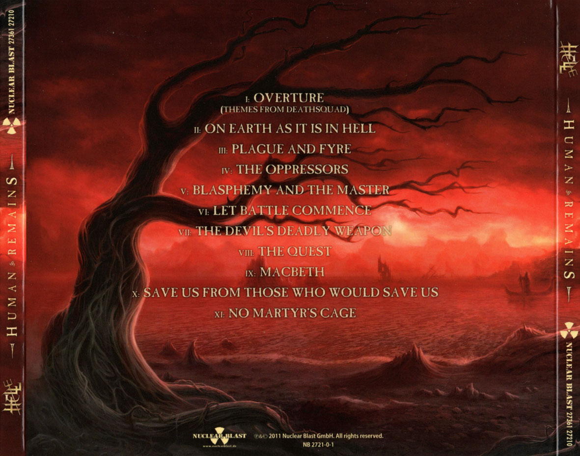 BEST METAL SONG: HELL - ON EARTH AS IT IS IN HELL, 2011