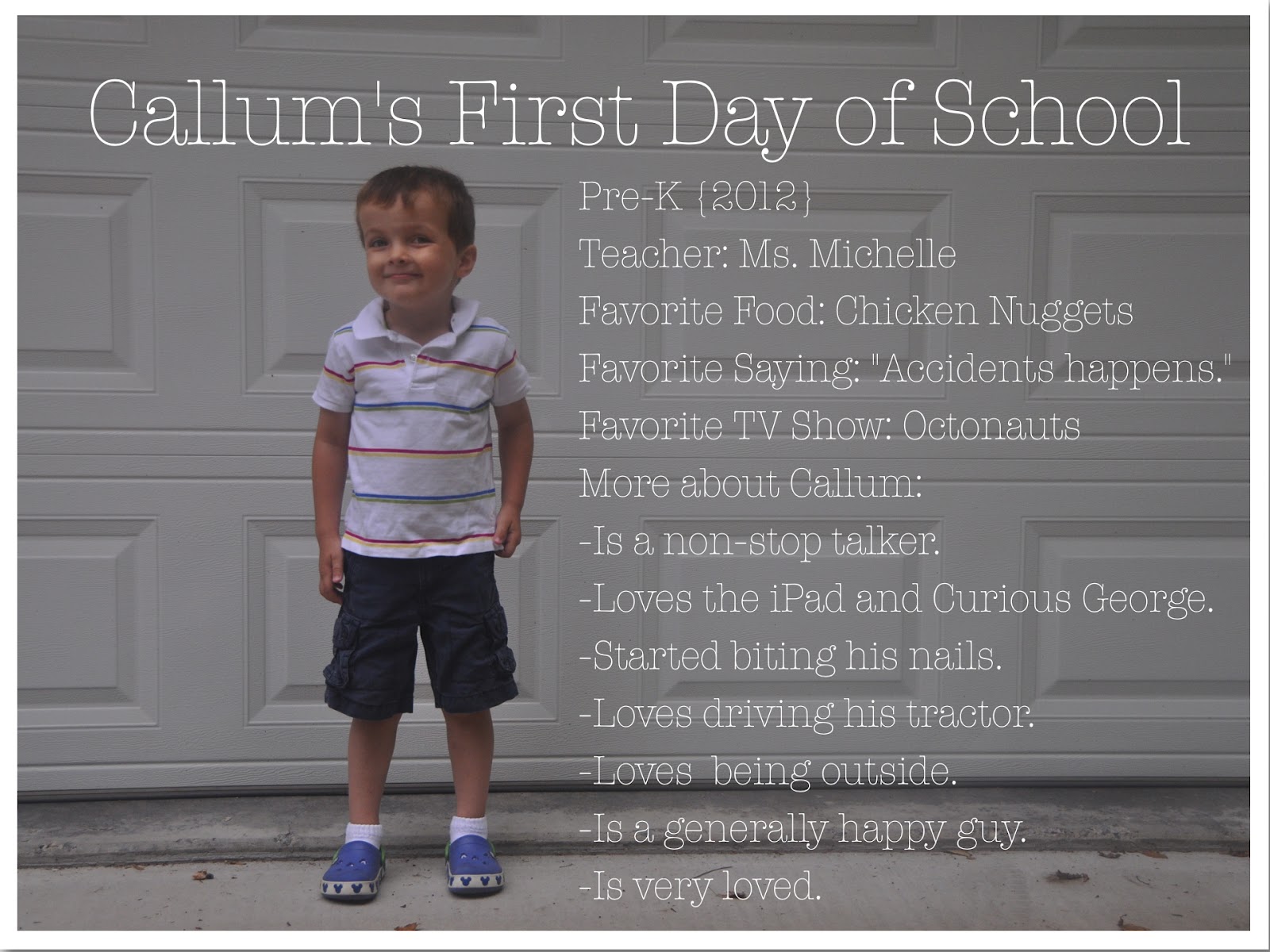 Made First Day Of School Pictures made-first-day-of-school-pictures