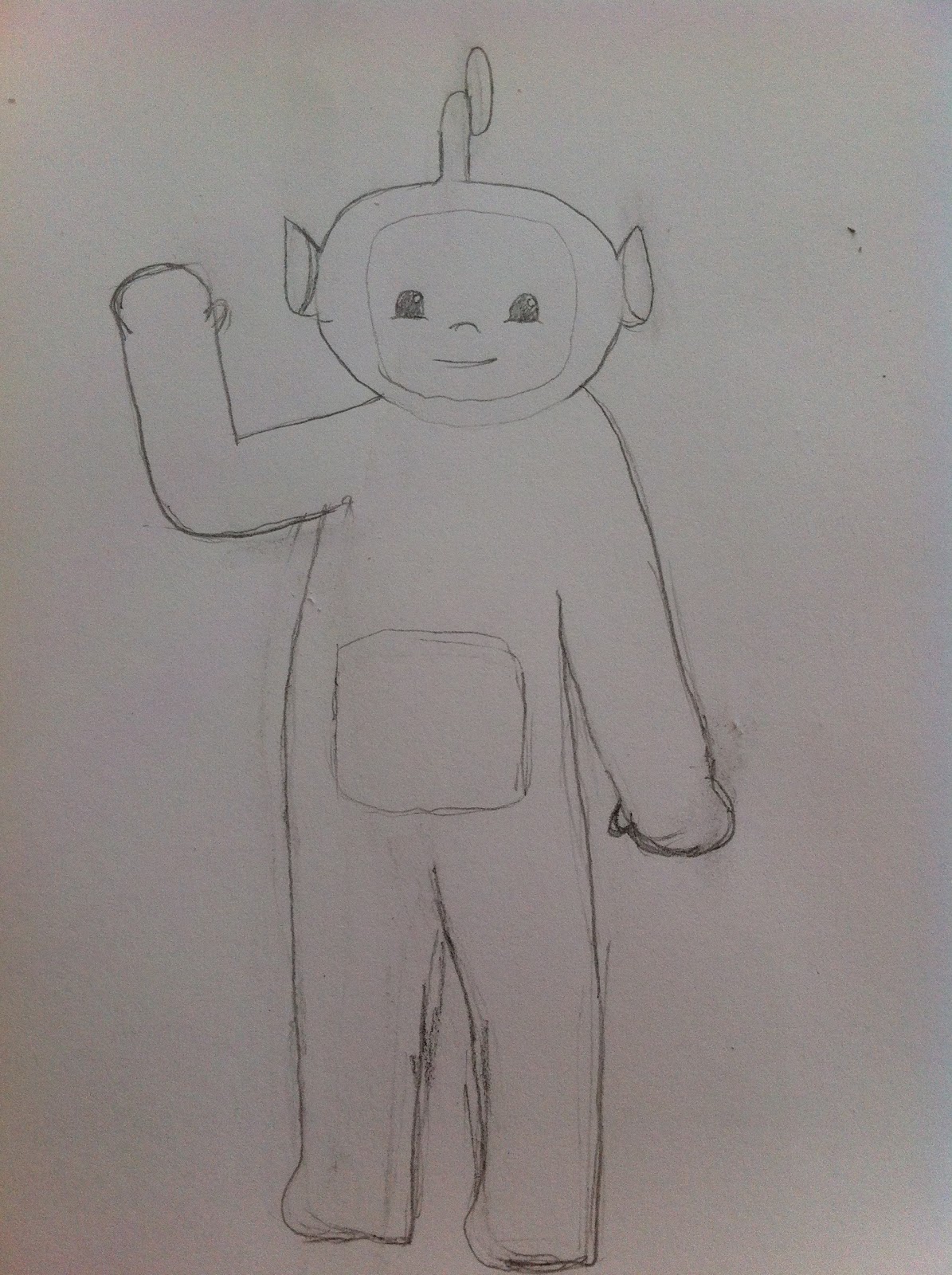 ChantelleLikesArt :): How to draw Lala (from the Teletubbies)